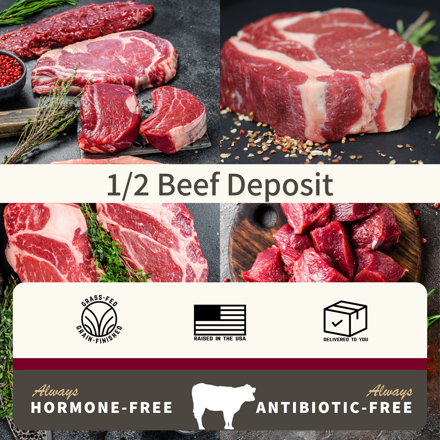 Half Beef Deposit | Hi Willow Beef | Iona, ID